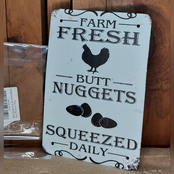 Wall Decor | Metal Farm Fresh Sign | Poshmark
